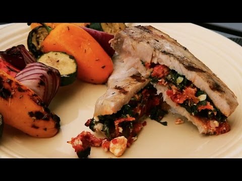 How to Make Mediterranean Stuffed Swordfish | Fish Recipes | Allrecipes.com