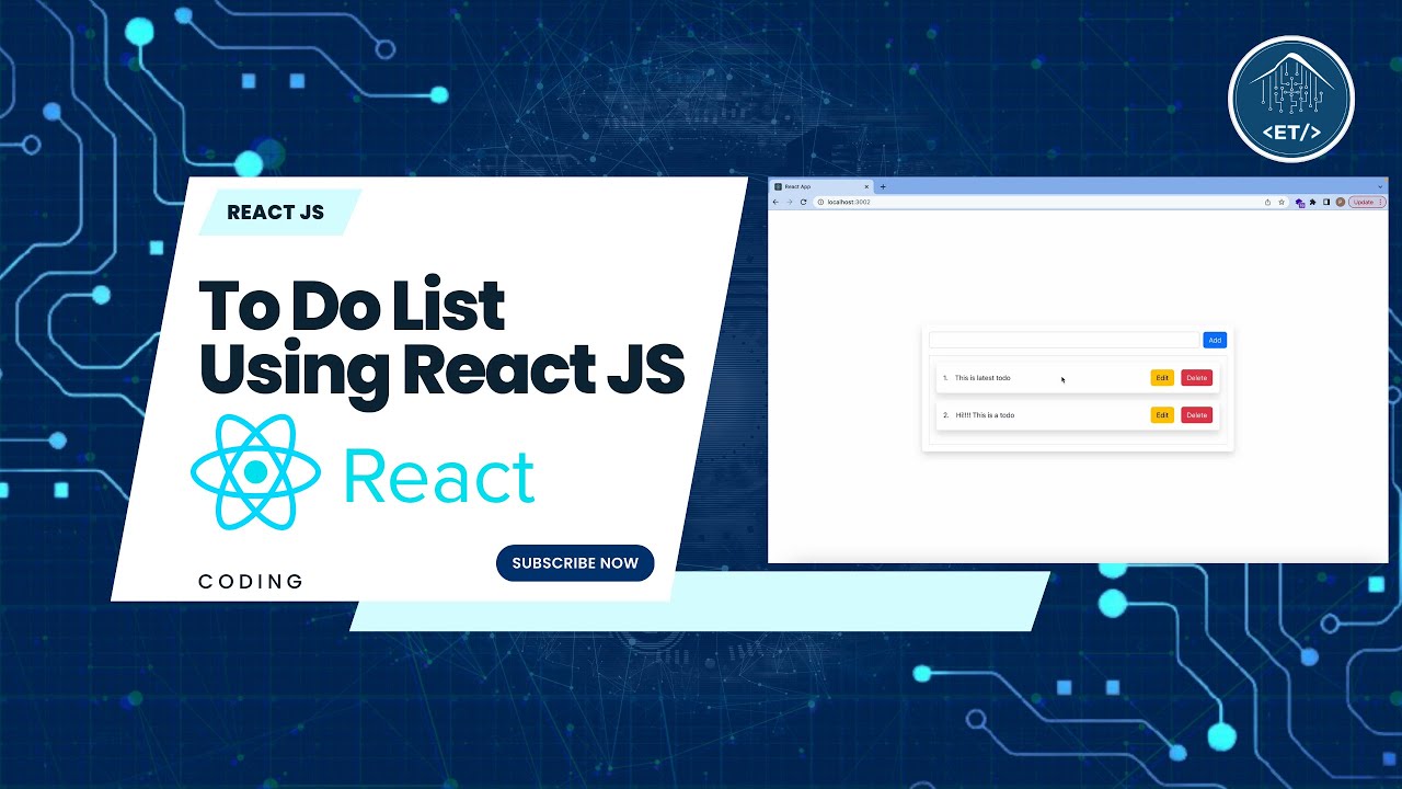 Full Stack React Application Building a Dynamic To-Do List App with React: A Step-by-Step Tutorial