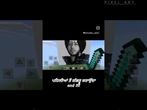 [ shubh singer ] [ pixel ] @SHUBHWORLDWIDE #pixelart #minecraft #shortvideo