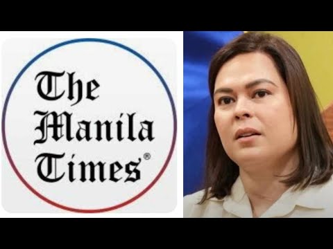 VP SARA Sobrang DISMAYADO sa The MANILA TIMES! Anong DAHILAN?