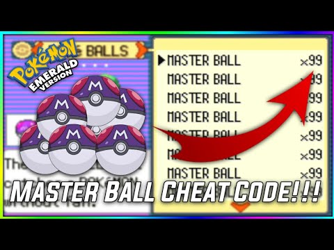 Pokémon Emerald Cheats 2021 || Pokémon Emerald Master ball Cheat Code!!!