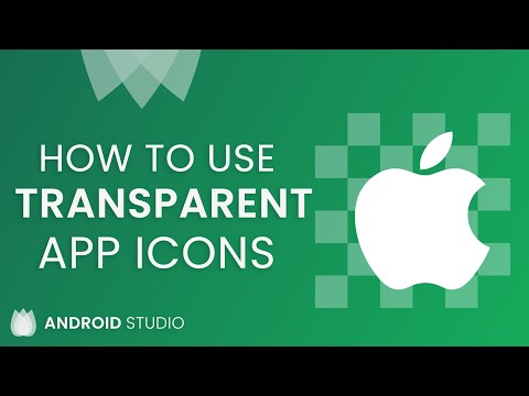 How to use Transparent App Icon for App | Android Studio Tutorial