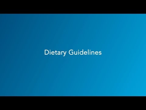 7 Dietary Guidelines