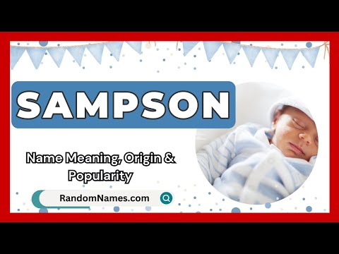 Sampson - Baby Boy Name Meaning, Origin & Popularity - RandomNames.com