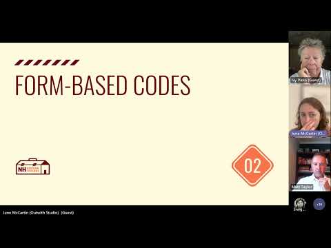 Intuitive Zoning for Housing Form Based Code - Webinar recording from 06/29/2023