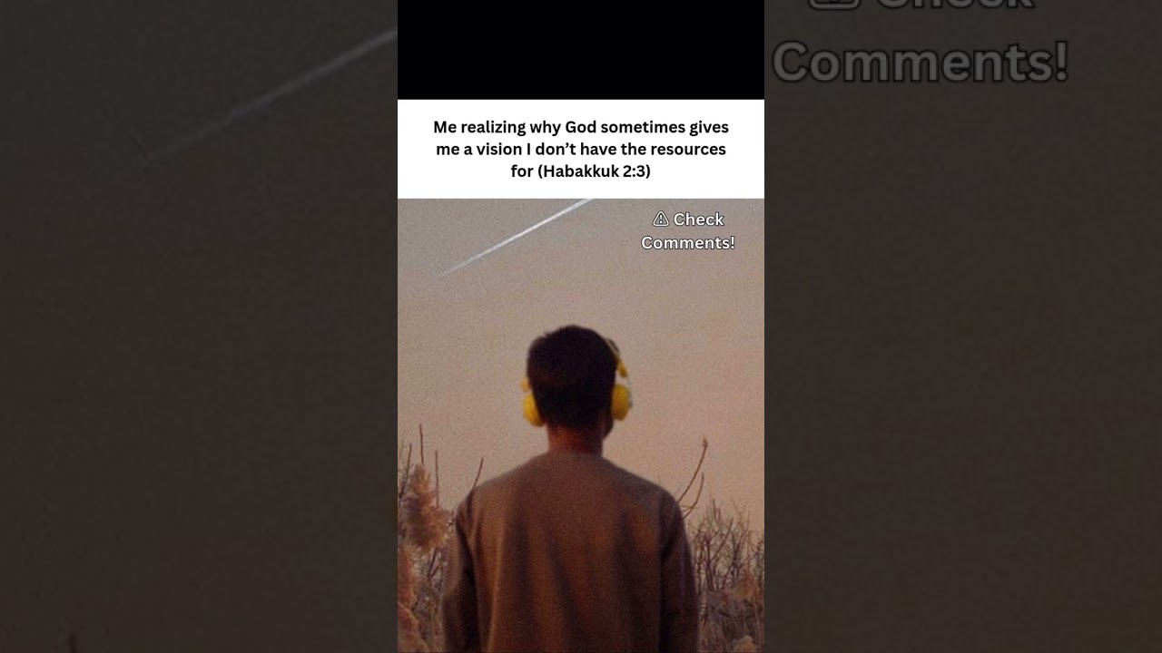 Wait… Why Does God Give Me a Vision Without the Resources?! 😳🔥 (Check Comments!) #faith