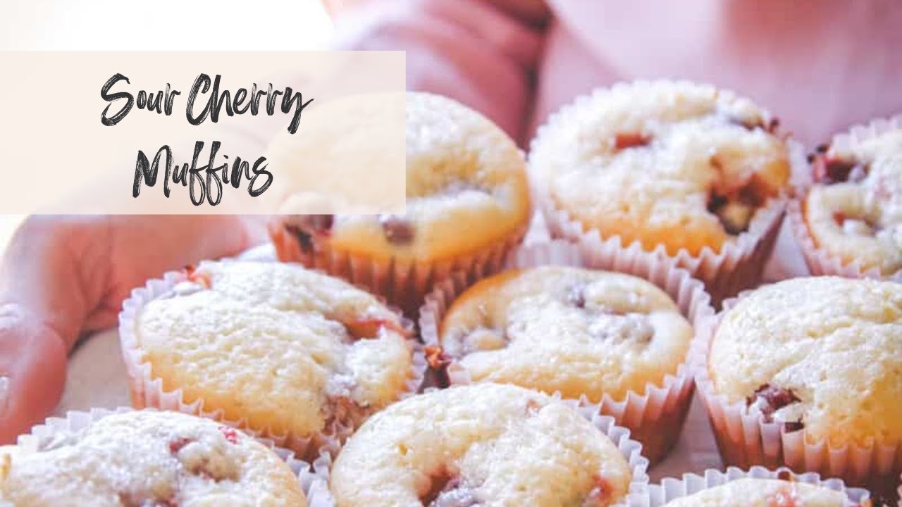 How to Make Sour Cherry Muffins
