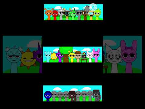 sprunki remix all characters together #animation #incrediboxsprunki #incredibox #sprunki