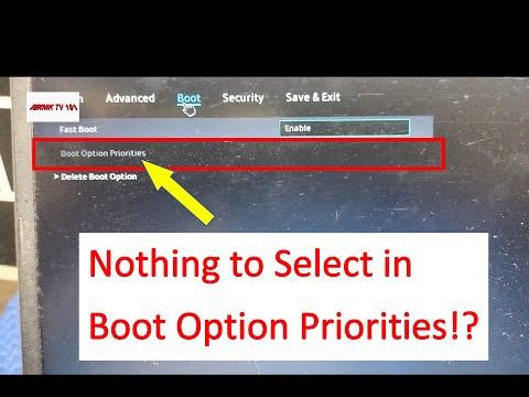 No Boot Priorities on Laptop/PC Fix! (ENG SUB)