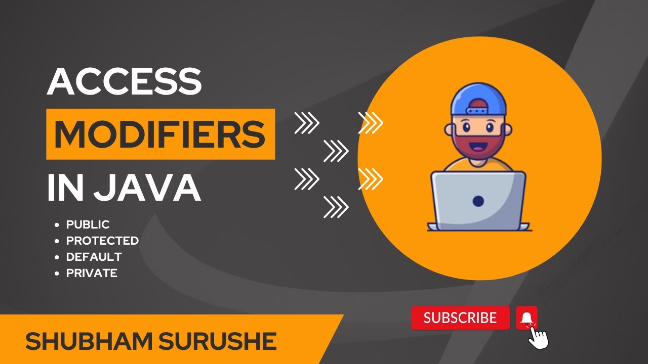 Access modifiers / specifiers in java | core java | java for beginners | Brogrammers 2023