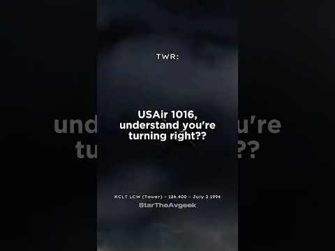 UsAir 1016 crashes during a Storm (ATC Audio)