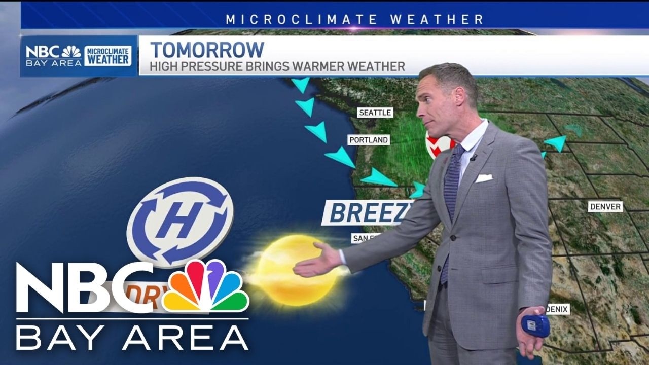 Bay Area forecast: Warmer and weekend rain chance