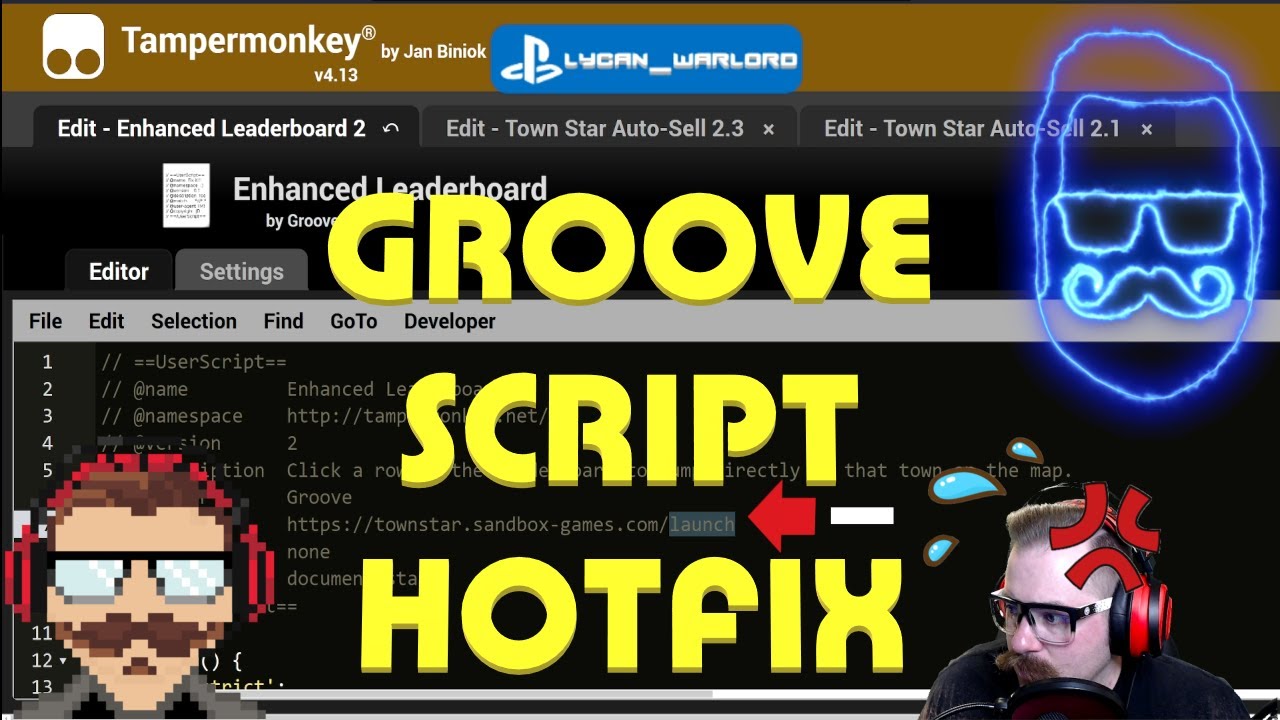 TOWN STAR SCRIPTS - HOT FIX - NOT WORKING - GROOVE
