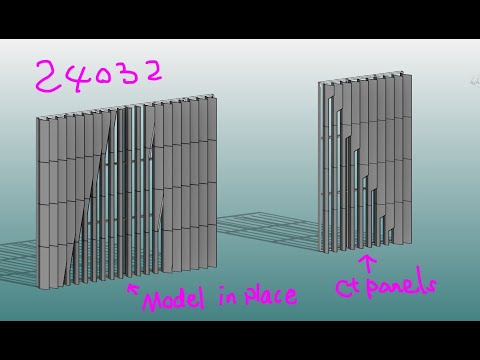 24032 - Facade Exercise using Model in Place and Curtain Panels