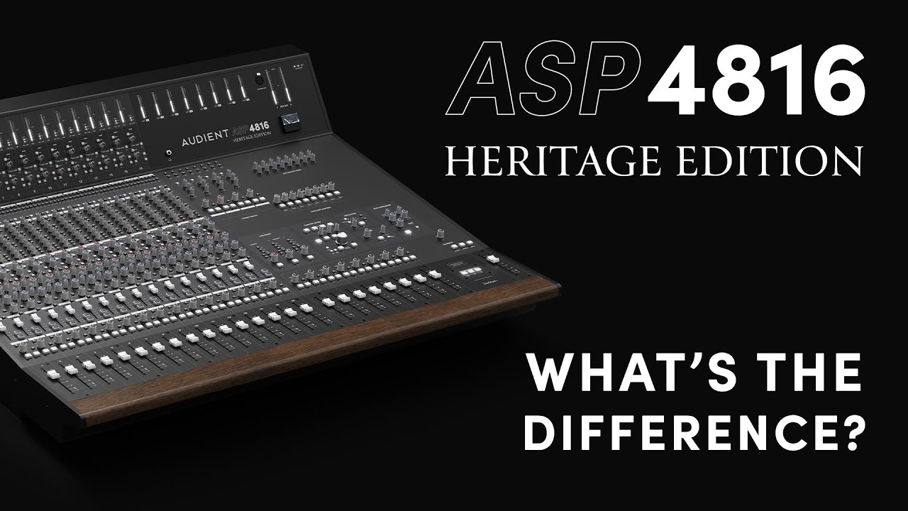 What's the difference between the Audient ASP4816 consoles?