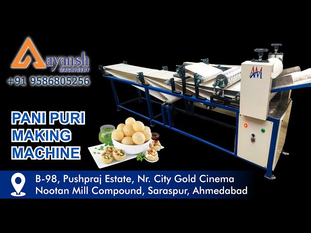 Automatic Poori Making Machine - Farsi Puri Making Machine Manufacturer ...