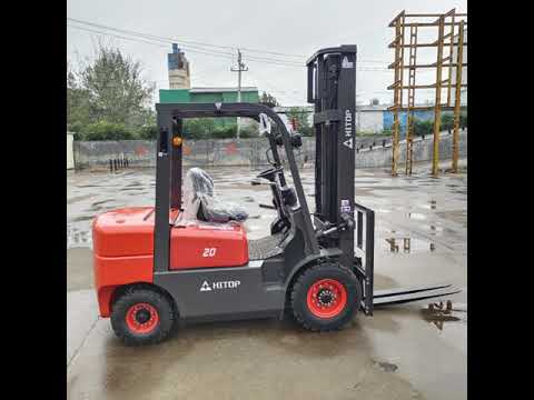 Hitop 2 ton diesel forklift with CE certificate is ready for shipping to Europe!
