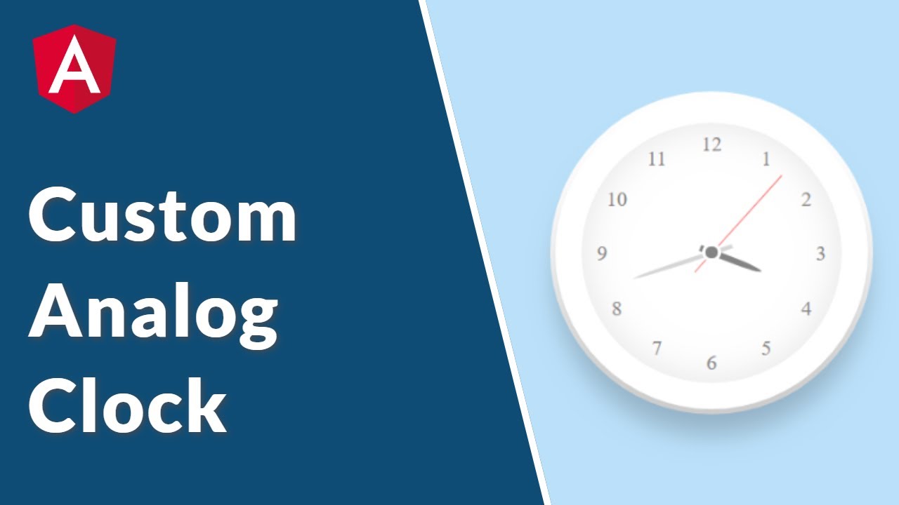 Create Analog Clock Using Angular