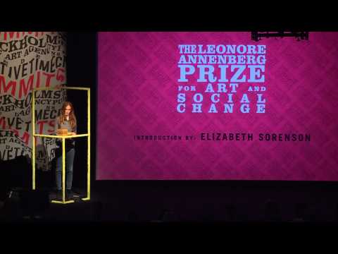 Creative Time Summit | Leonore Annenberg Prize for Art and Social Change: Elizabeth Sorenson