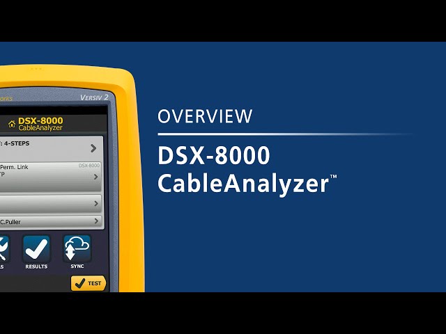 Cable Analyzer - Fluke-DSX CableAnalyzer Series Copper Cable Certifiers ...