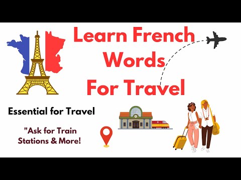 Learn Essential French Words for Travel | Find Train Stations, Maps, & More | EP 20 VOCABULAA