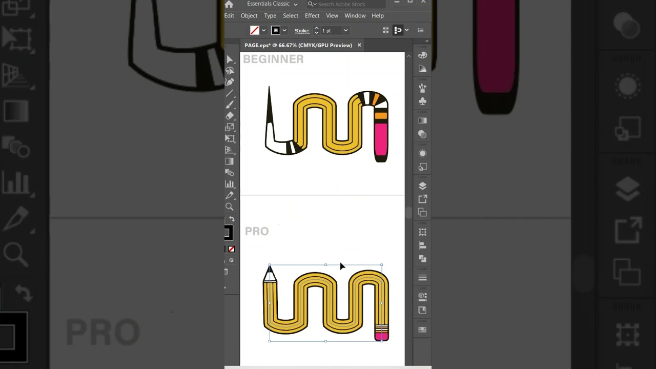 The Ultimate Guide to Vectors: Mastering the Brush Tool.  #shorts #ytshorts