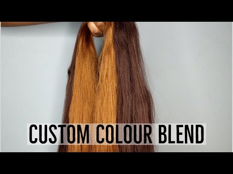 Blending colour 30 and 33 / DIY custom colour blend tutorial.