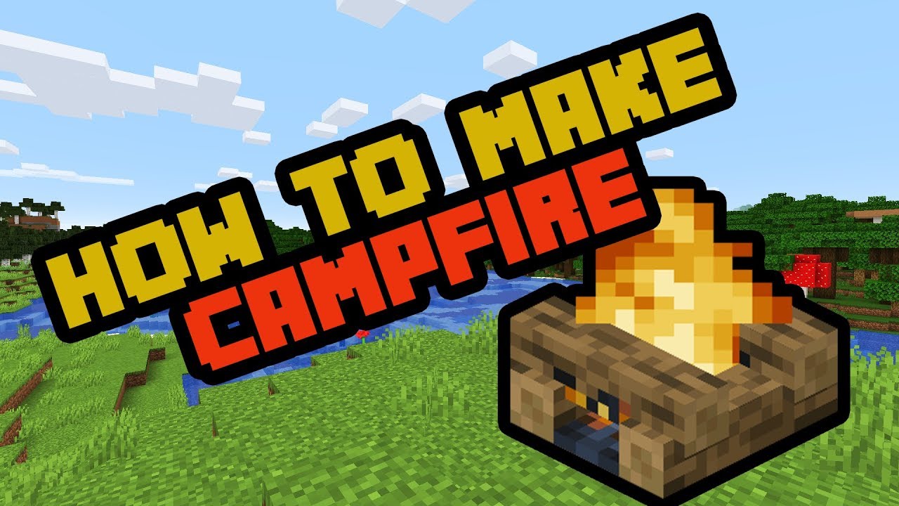 How to Make and Use a Campfire in Minecraft Survival 2020