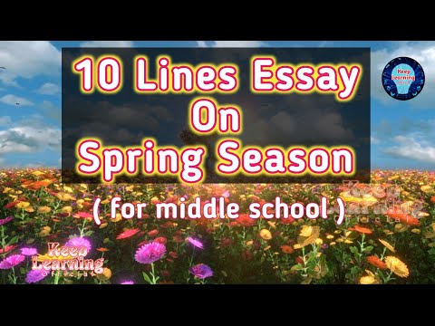 Why spring is a beautiful season? || Why spring is called the king of seasons? #spring #10linesessay