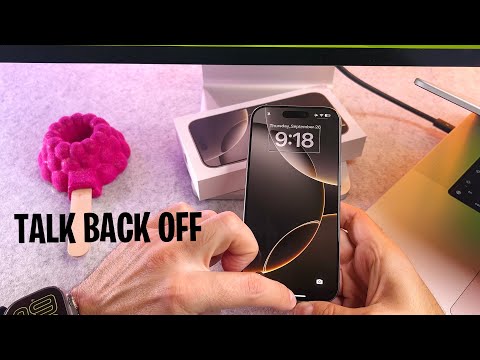 How To Turn Off Voiceover On iPhone 16 Pro / iPhone 16