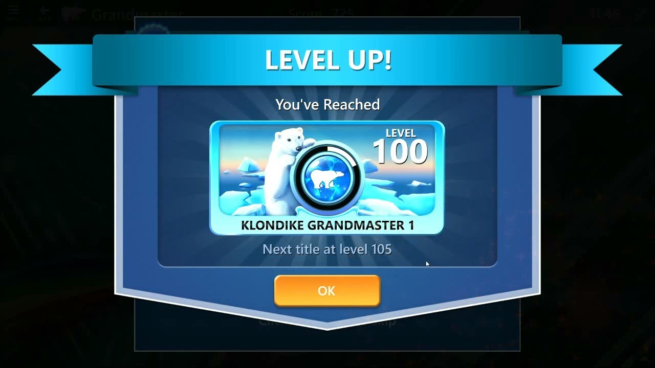【Microsoft Solitaire Collection】 Klondike  -  Road to Level 100 Moment