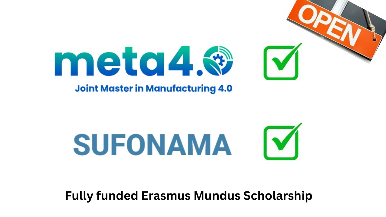 2 IN 1 | Erasmus Mundus 2026-2028 Application SUFONAMA | META 4.0 | Tutorial | Full Scholarships
