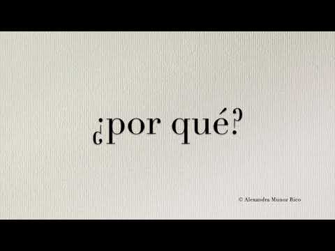 How to pronounce in Spanish '¿por qué?' (why?)