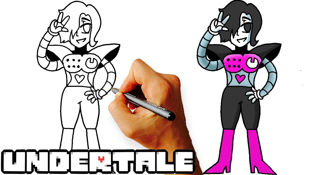 How to Draw Mettaton (Undertale) Kids Art Lesson