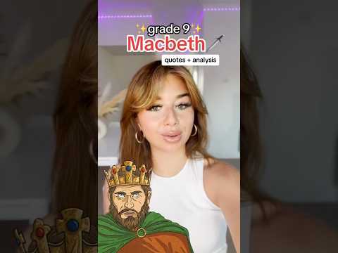 Macbeth: Quotes + Analysis Part 1🗡️