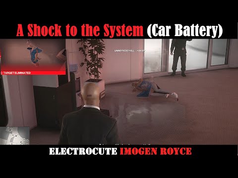Hitman 3 - Electrocute Imogen Royce with car battery (A Shock to the System) End of an Era