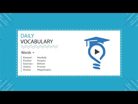 Daily Thesaurus English Vocabulary Learning 9th Day (10 Words)