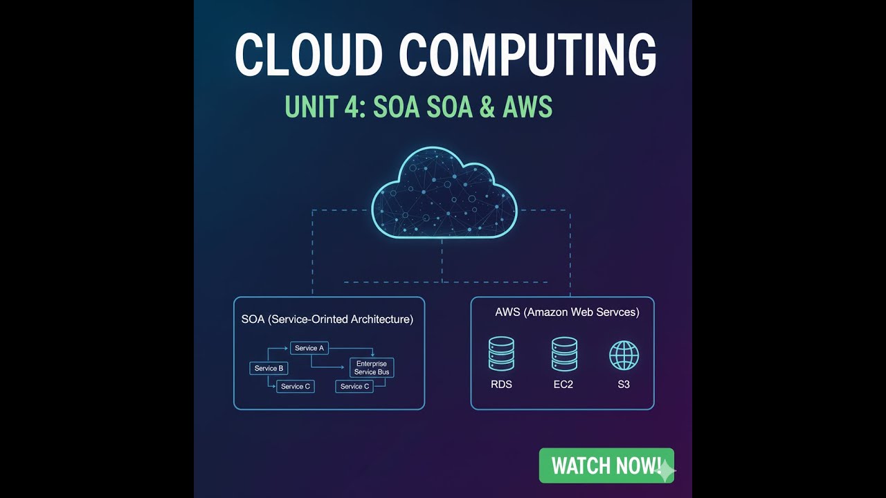 cloud computing unit 4 (SOA AND AWS )