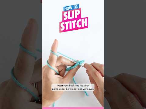 How to Crochet 🧶 Slip Stitch - Beginner Amigurumi Tutorial #crochetpattern #easycrochet #amigurumi