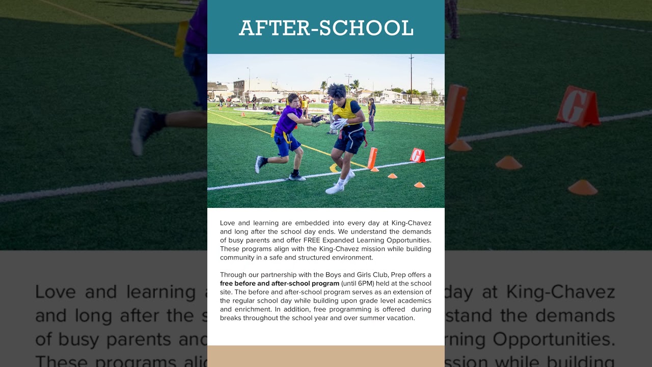King-Chavez Preparatory Academy Program Overview