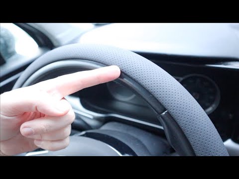 Nappa Leather Steering Wheel Cover Review | Universal 15 Inch Premium Non-Slip Steering Wheel Cover