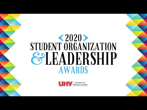 2020 Student Organization and Leadership Awards