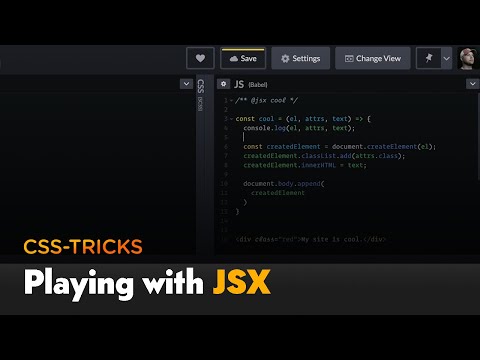 Playing with JSX