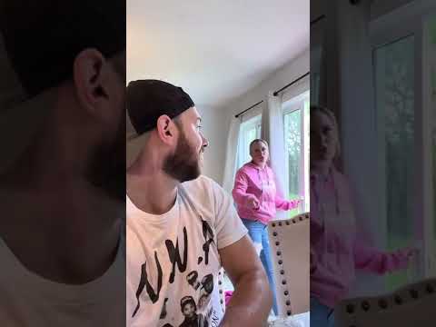 Using the back door 😳😂 #shorts #shortscomedy #couplescomedy