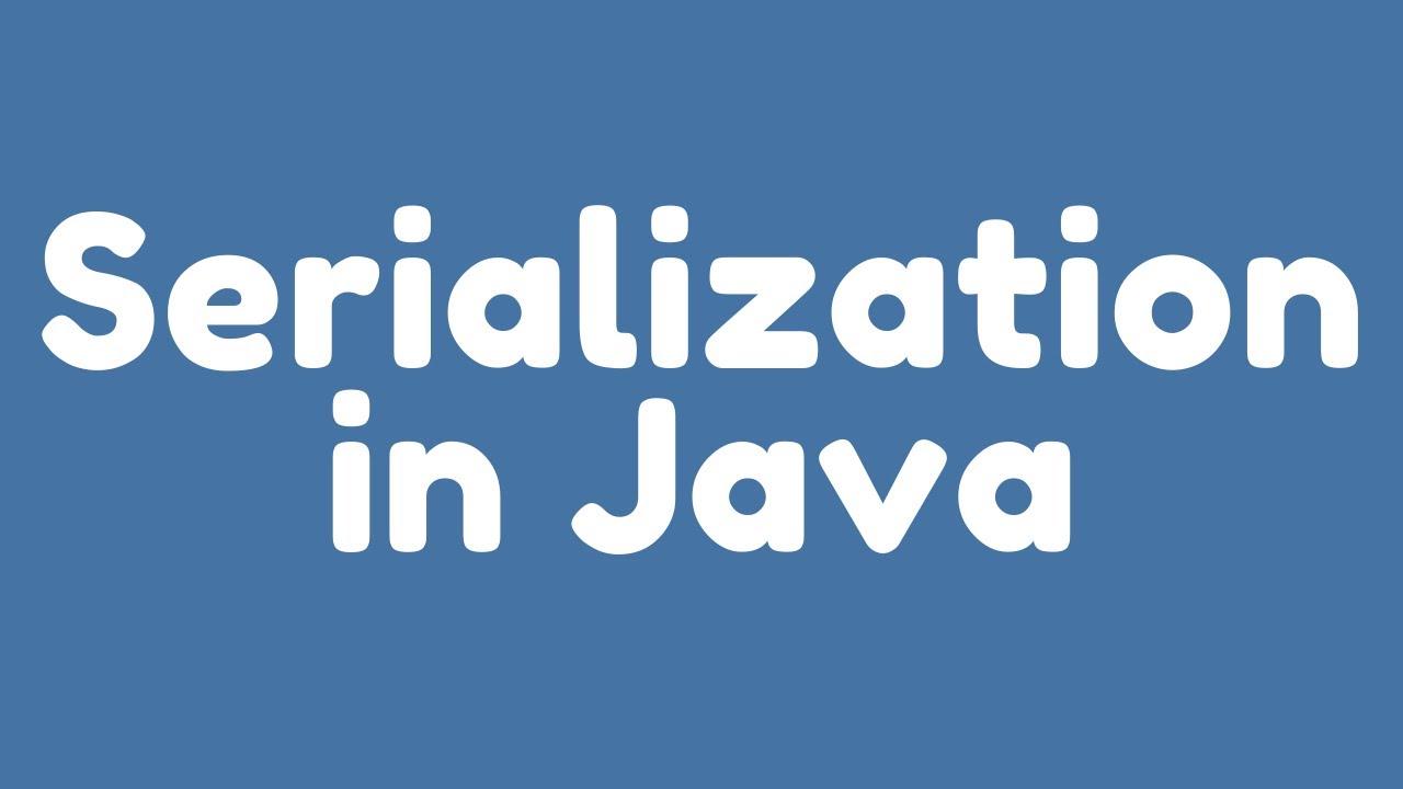 What is Serialization in Java ? (Java Interview Questions and Answers)