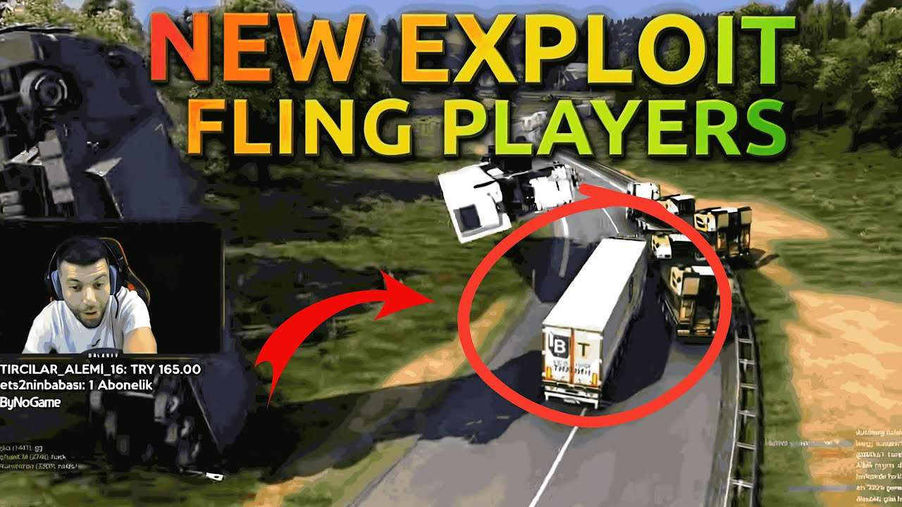 EURO TRUCK FLING EXPLOIT HACK 🚀 | TROLLING 😂 | Ghosty Elite Showcase