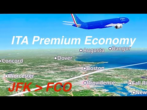 ITA Airways | New Premium Economy | Flying from New York JFK to Rome Fiumicino | A330 | AF Lounge