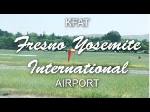 Flying with Tony Arbini into the Fresno Yosemite International Airport (FAT)- Fresno, California