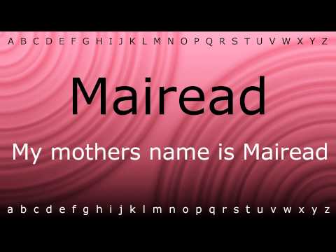 Here I will teach you how to pronounce 'Mairead' with Zira.mp4