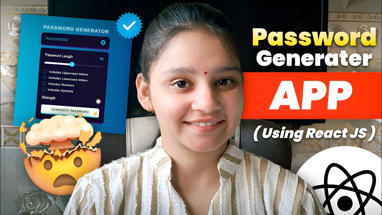 React JS Password Generator App | Step-by-Step Tutorial for Beginners
